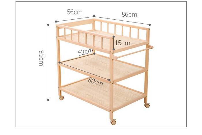 Wooden Changing Area